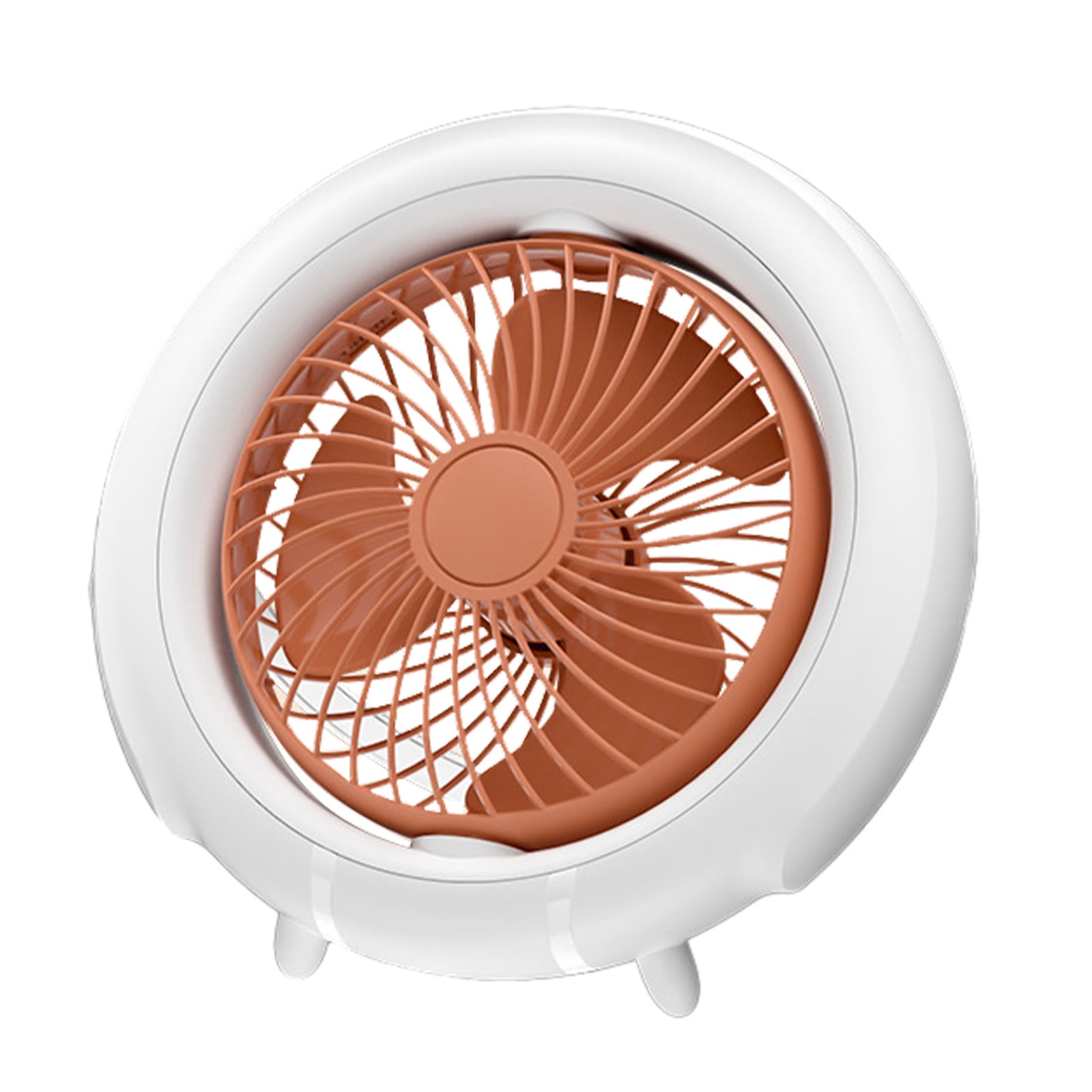 EUDIDV Portable Lighted Fans Ceiling Fan With Lights Enclosed Low Fan ...
