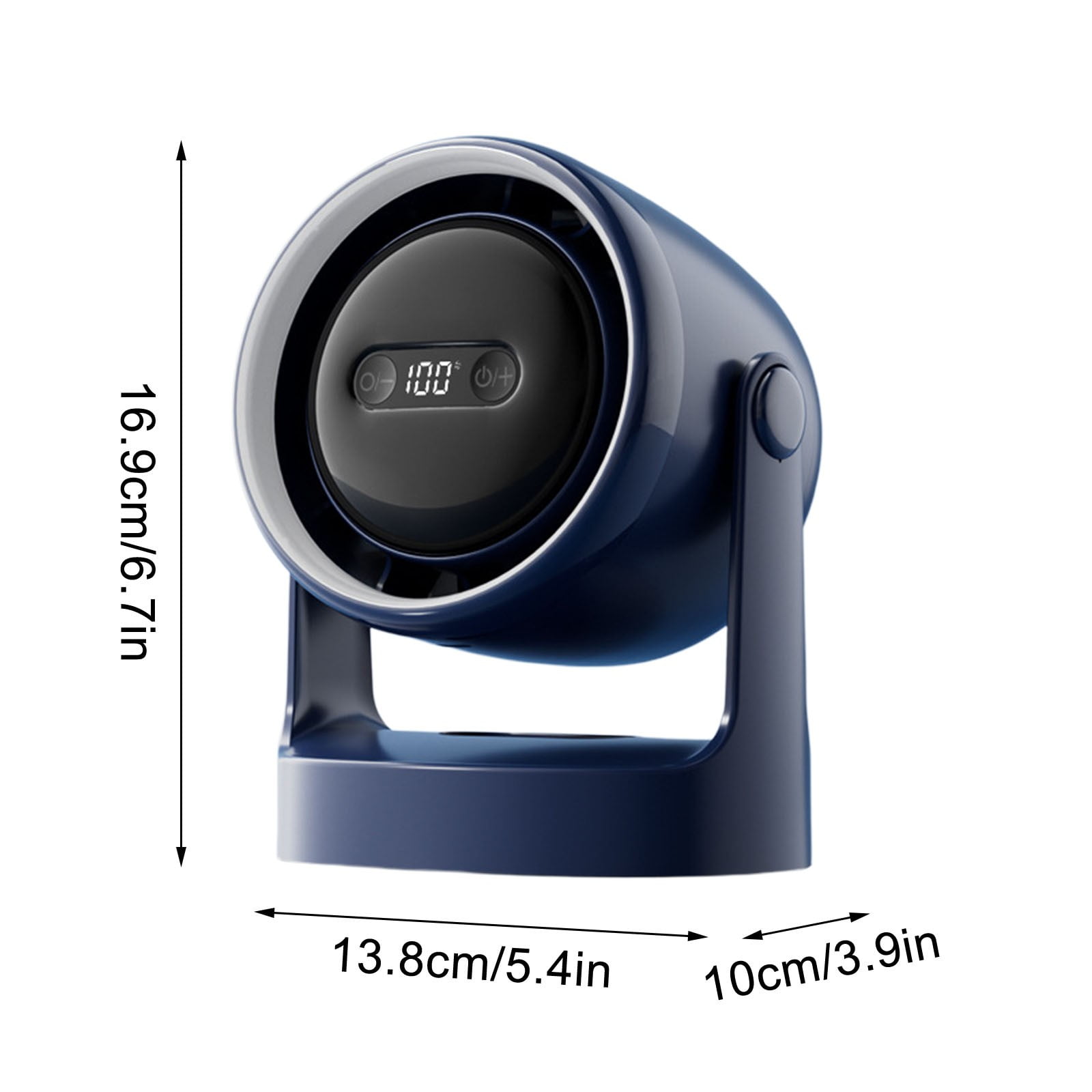 EUDIDV Portable Lighted Fans Desktop Fan Cycle Fan 3-speed Night Light ...