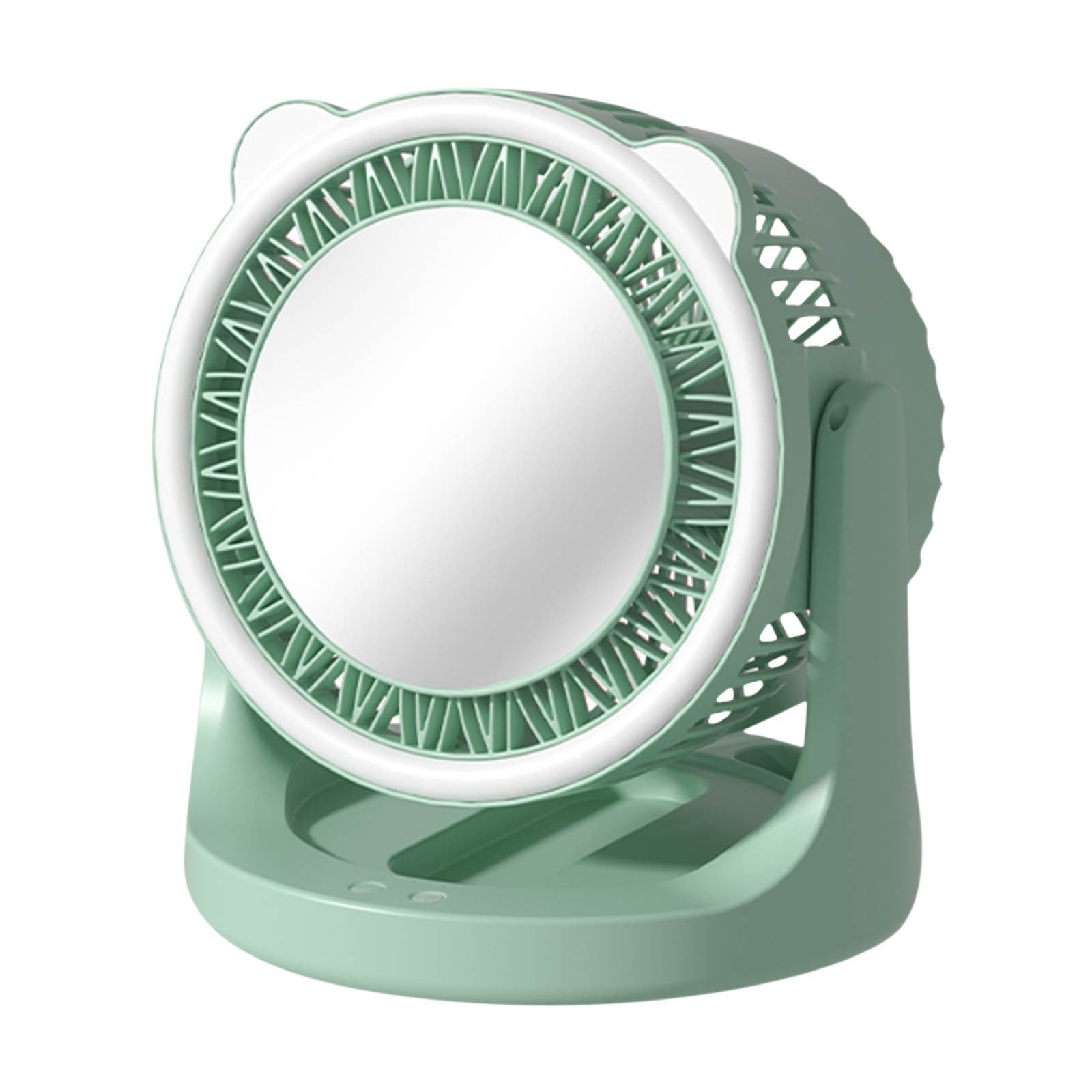 EUDIDV Portable Lighted Fans Desktop Small Fan Dormitory Fan Wall ...