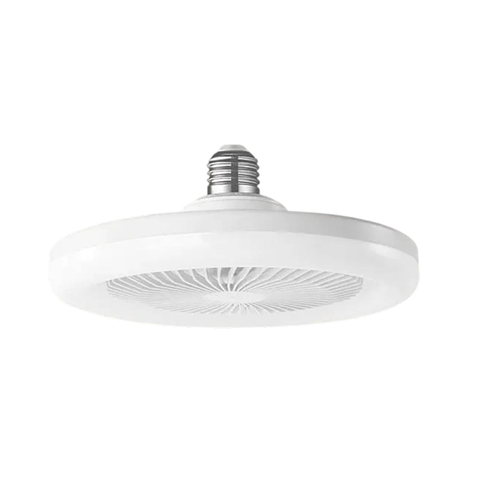 EUDIDV Portable Lighted Fans E27 Ceiling Fan With Lights Enclosed Low ...