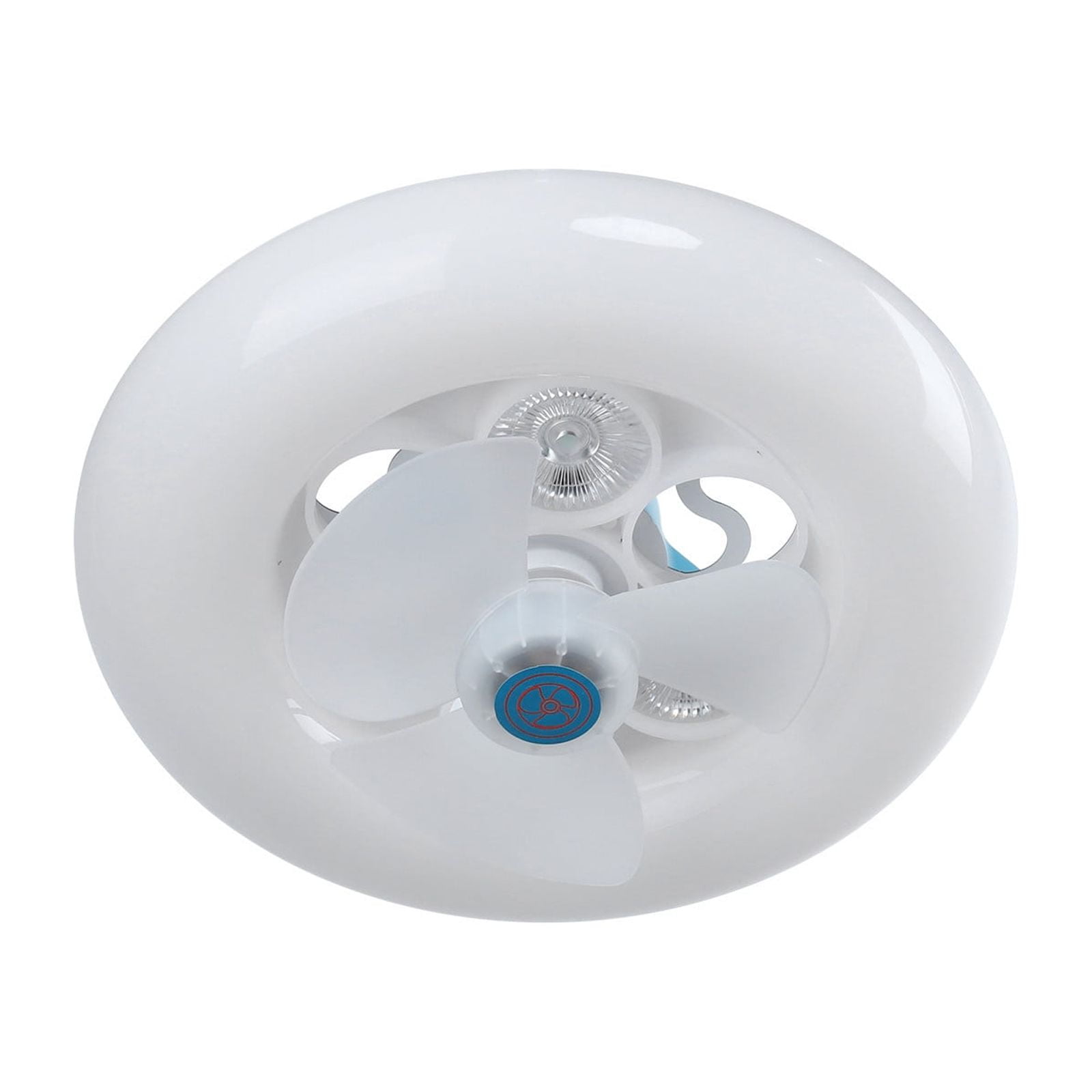 EUDIDV Portable Lighted Fans Modern Ceiling Fan Light 10.6inch Low ...