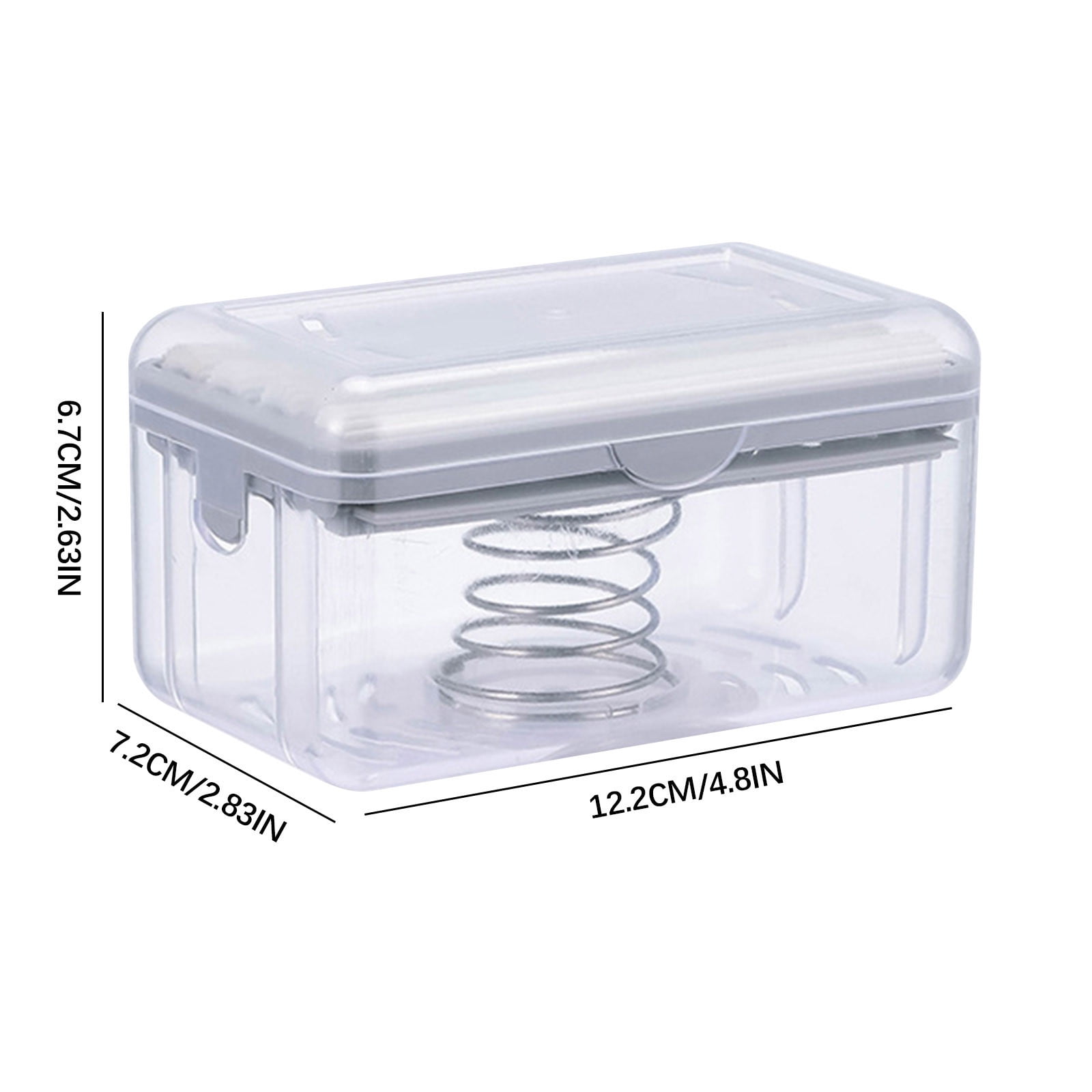 EUDIDV Portable Soap Box 2 In 1 Soap Cleaning Storage Foaming Box ...