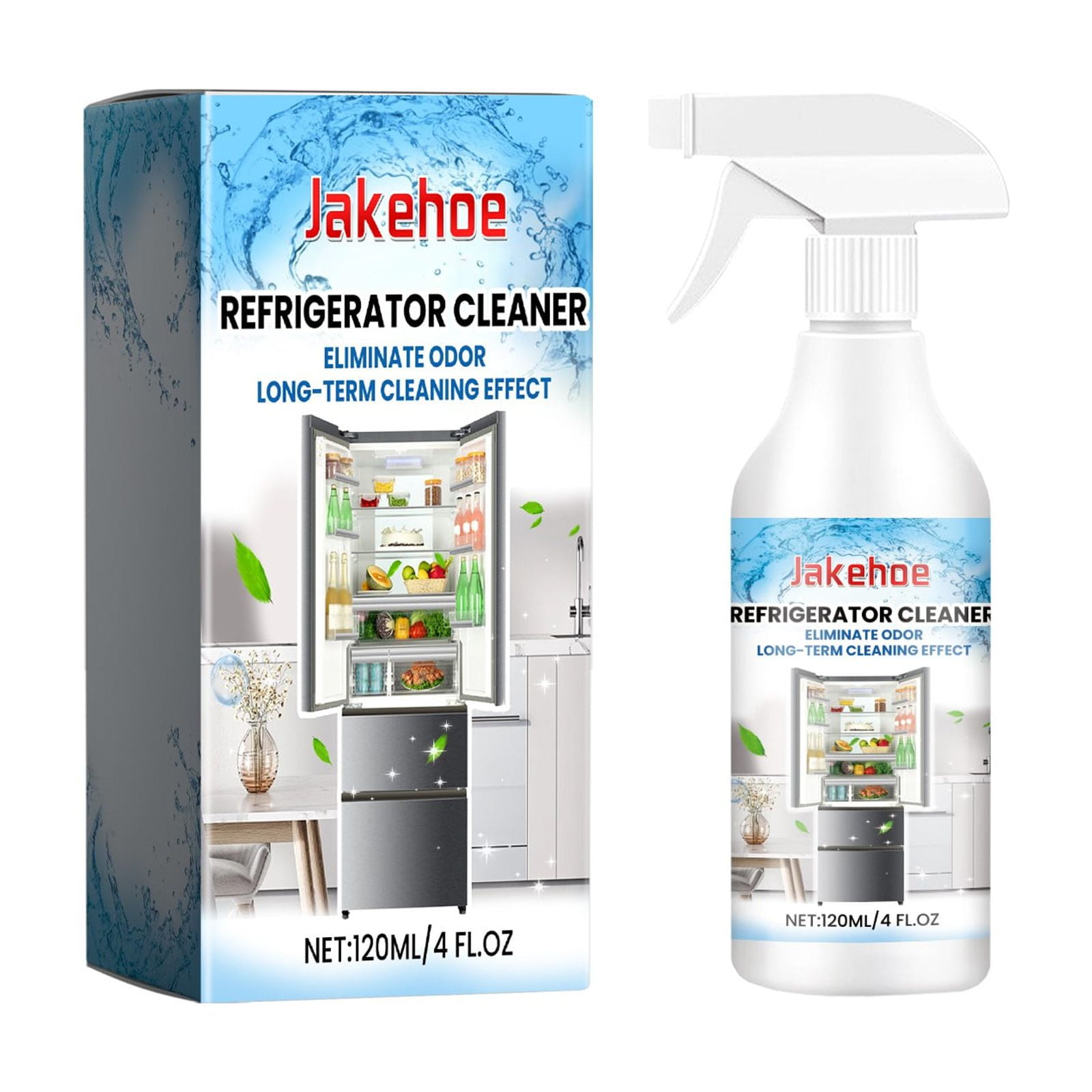 EUDIDV Powerful Fridge Freshener Deeps Cleaning Targeted Breakdown Of ...