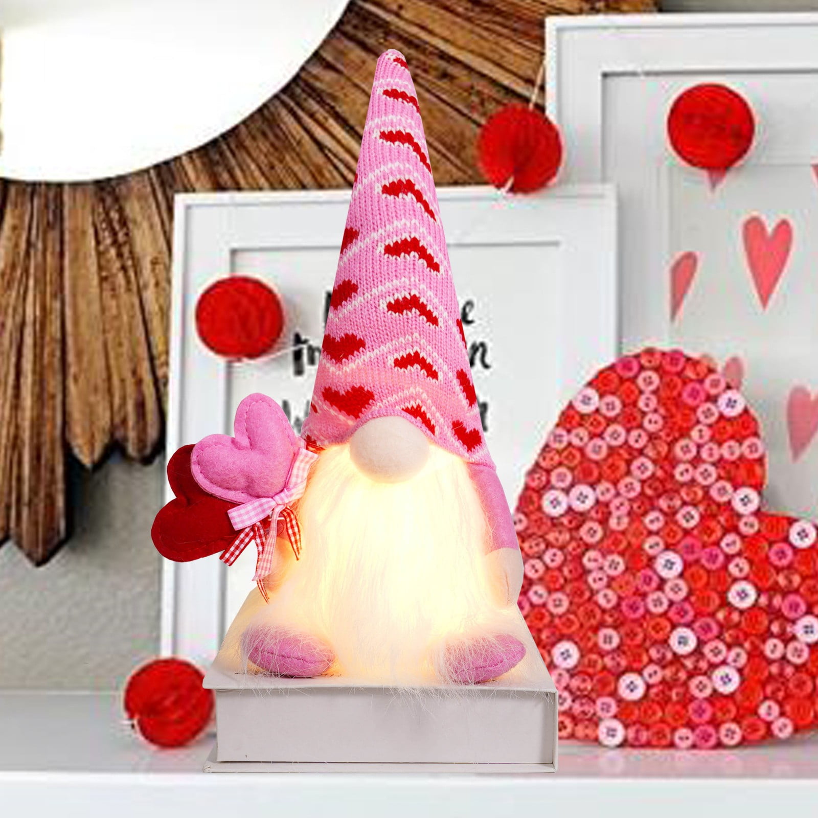 EUDIDV Romantic Presents New Valentine's Day Luminous Faceless Doll ...