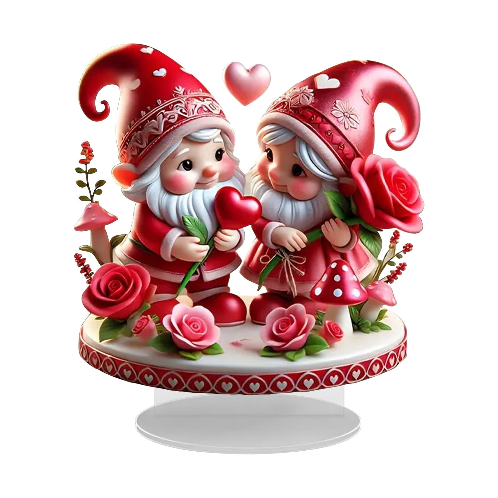 EUDIDV Romantic Presents Valentine's Day Companion Crafts Pendant ...