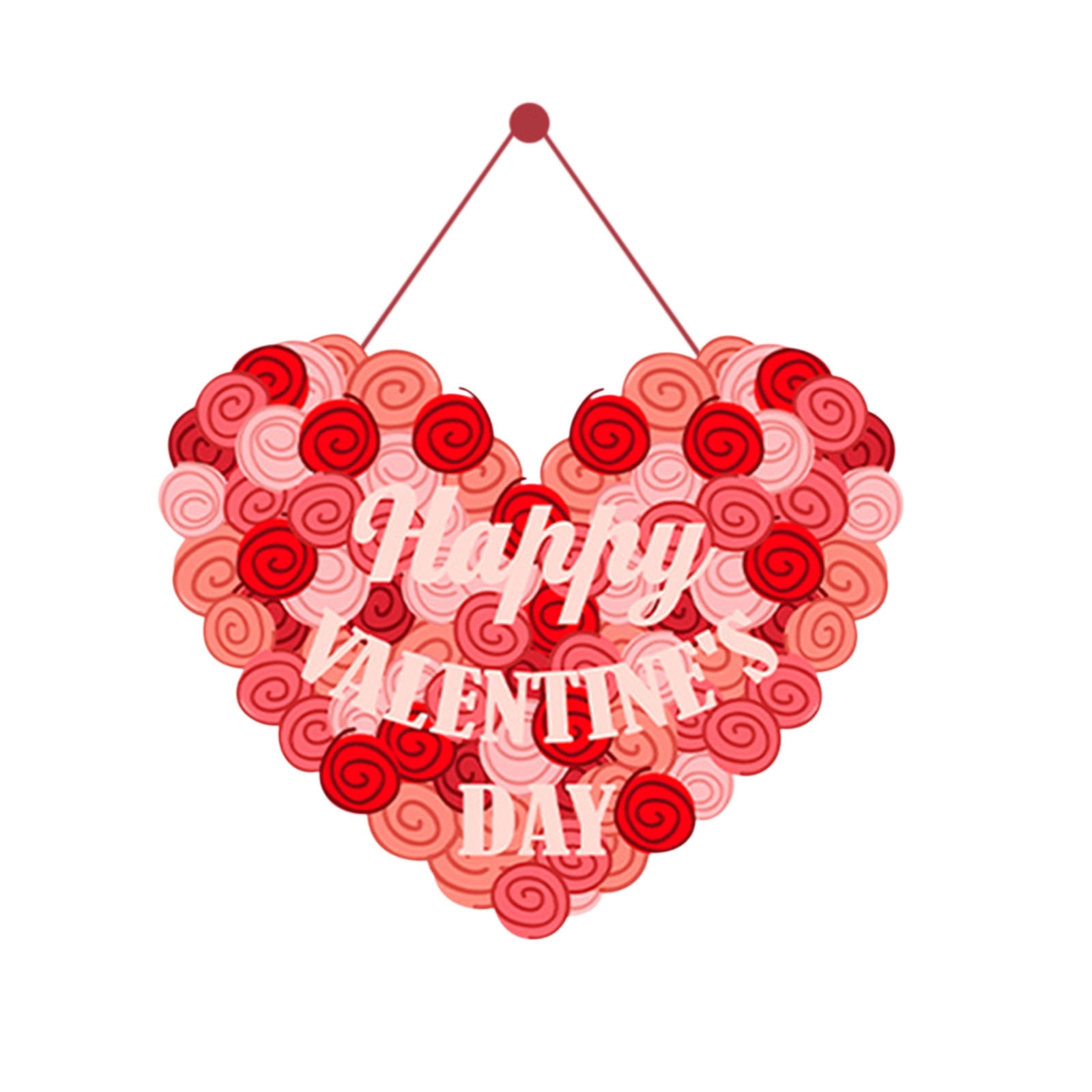 EUDIDV Romantic Presents Valentines Day Home Decorations Indoor Paper ...