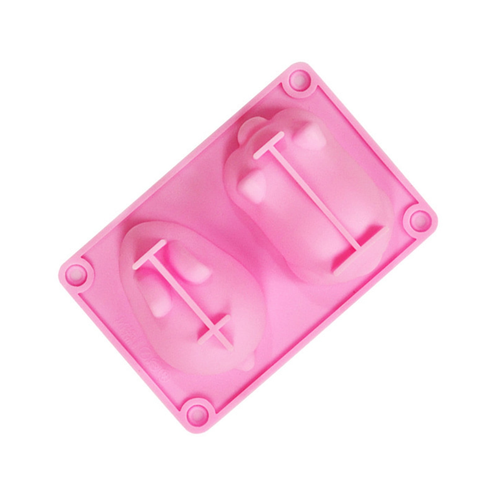 EUDIDV Silicone Bundt Cake Mold 2 Bunny Pig Shape Cake Baking Jelly ...