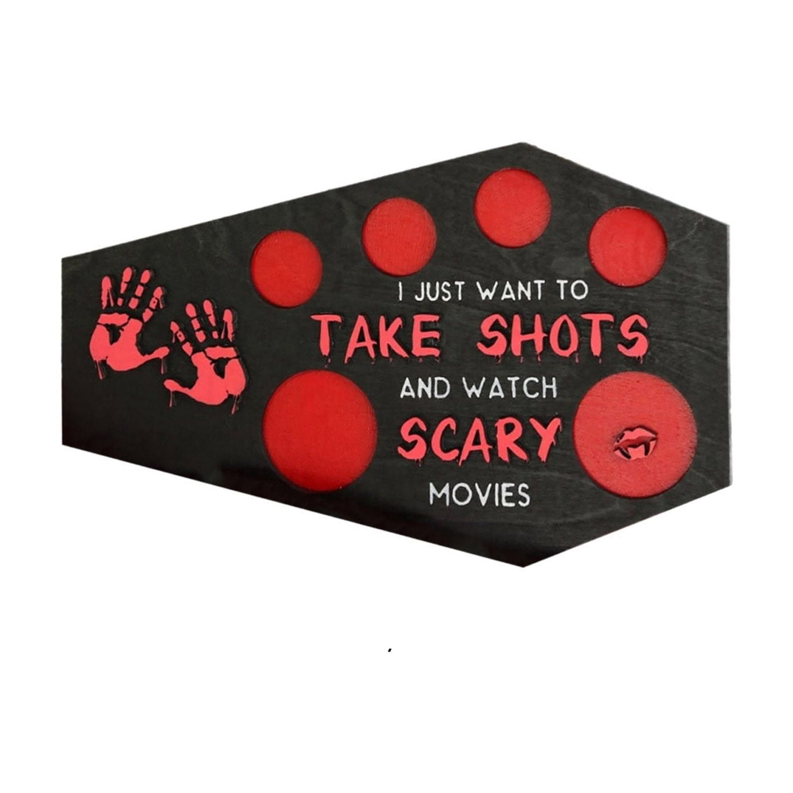 EUDIDV Spooky Halloween Ornaments Halloween Horror Shooting Tray ...