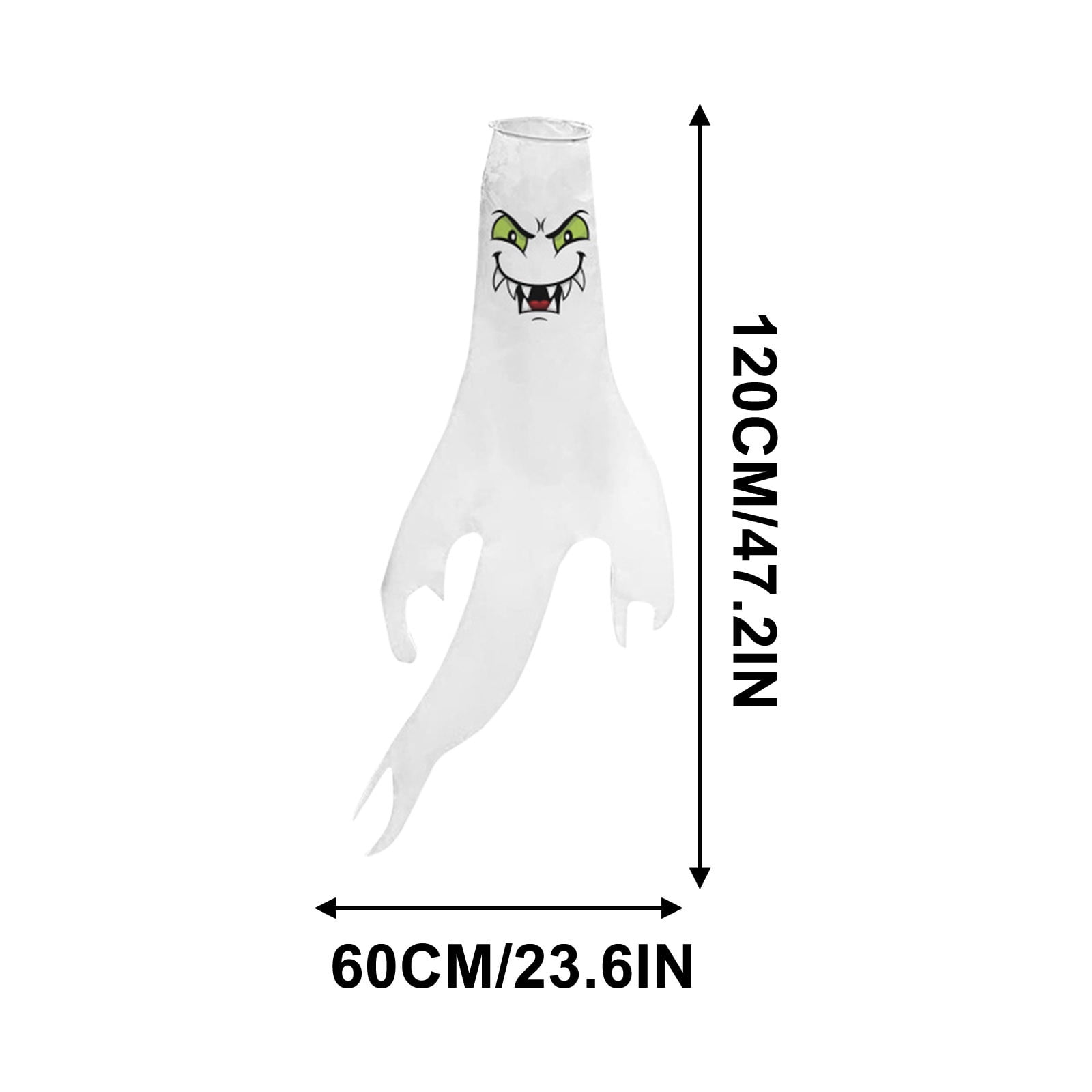 EUDIDV Spooky Ornaments Halloween Windsock Flags Ghost Festival ...