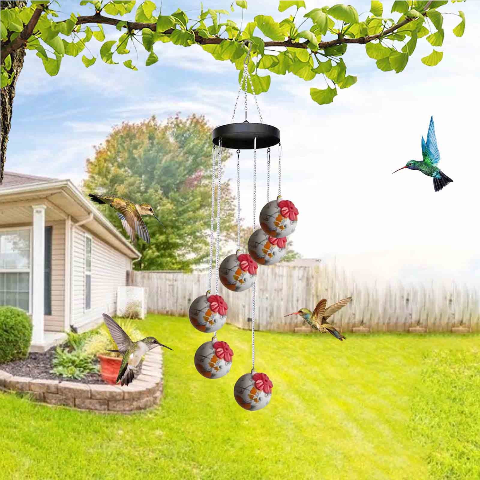 EUDIDV Suet Bird Feeder 2024 New Wind Chimes Hummingbird Feeders For ...
