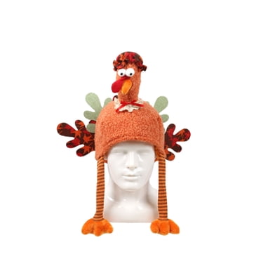 6Pcs Thanksgiving Hat Turkey Paper Hat Craft DIY Thanksgiving School ...