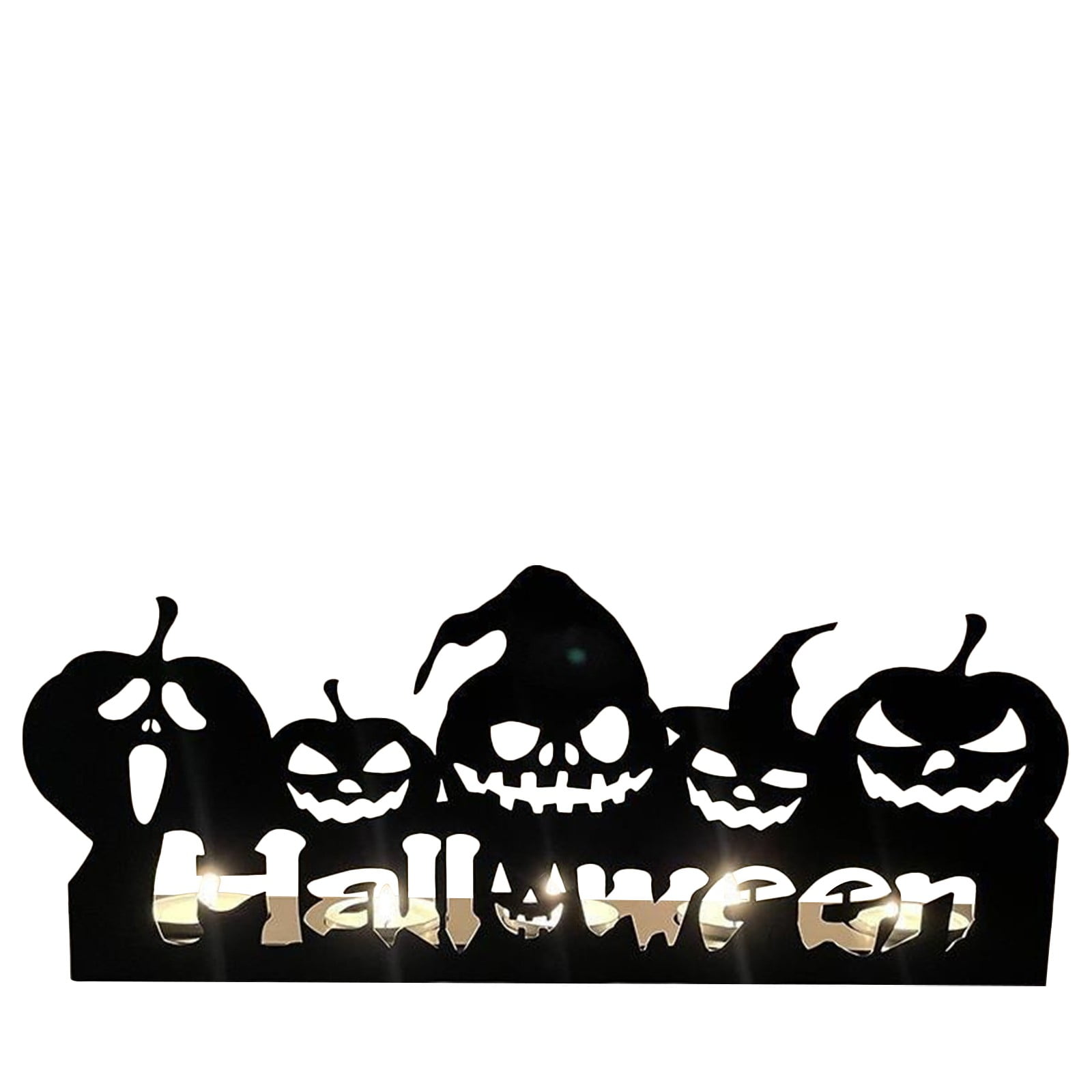 EUDIDV Witchy Candle Base Halloween Spooky Skeleton Ornament Party ...