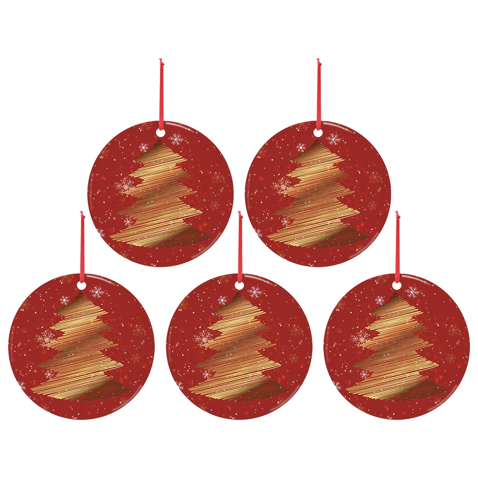 EUDIDV Xmas Decor Items Personalize Shaped Embellishments Hanging ...