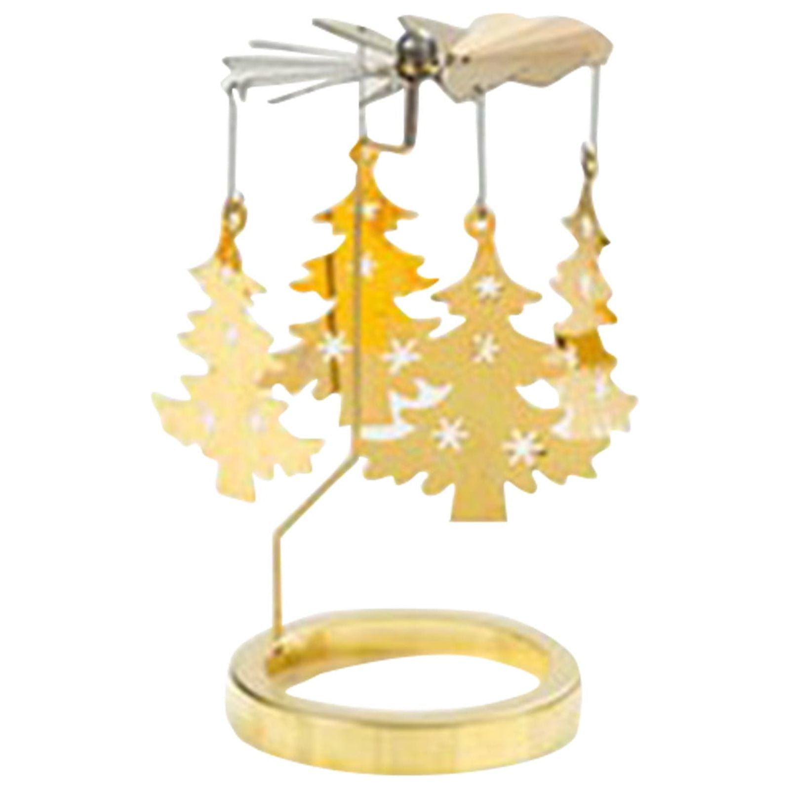 EUDIDV Xmas Decorative Lights Aromatherapy Candle Rotating Candlestick ...