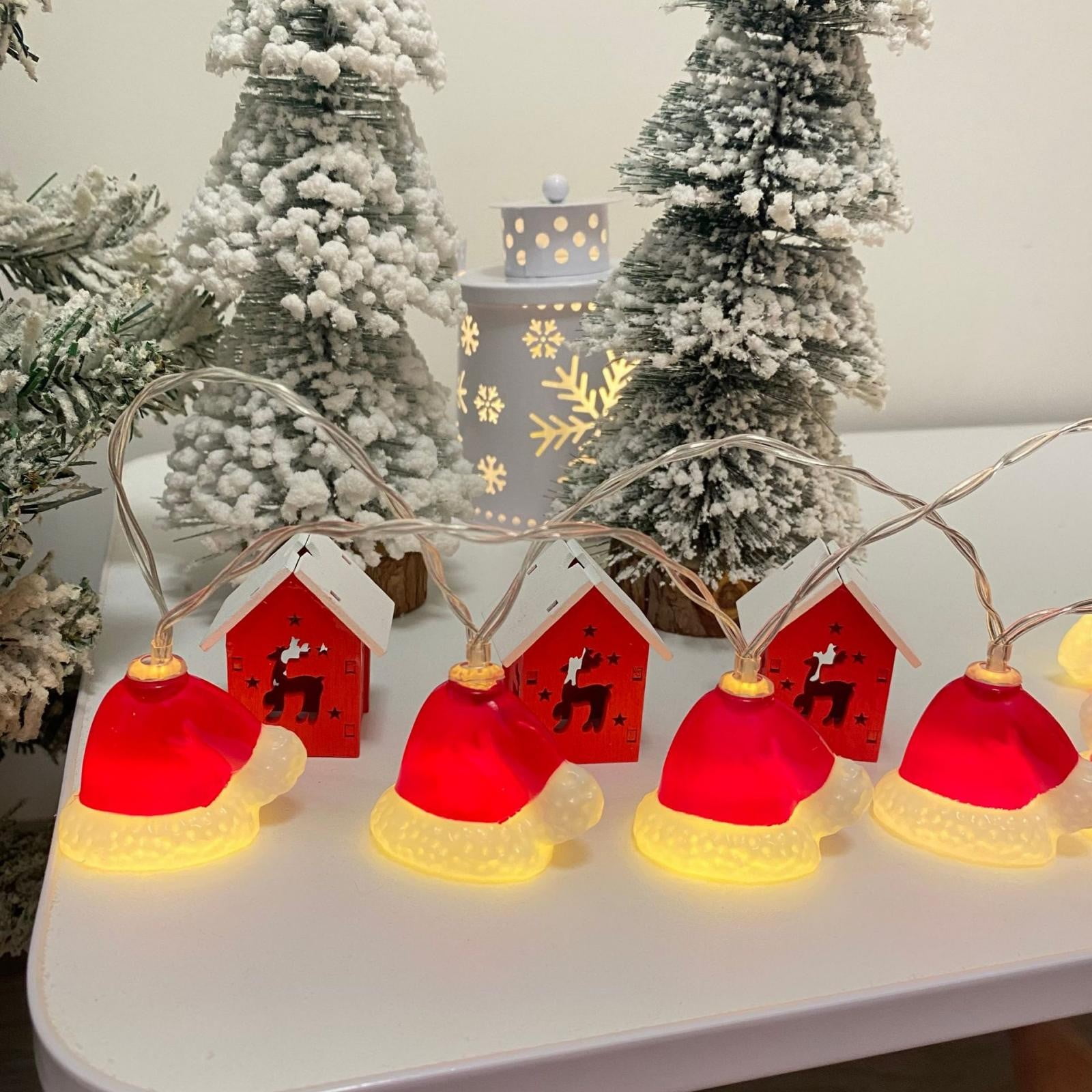 EUDIDV Xmas Decorative Lights Christmas Decorations LED Lights String ...