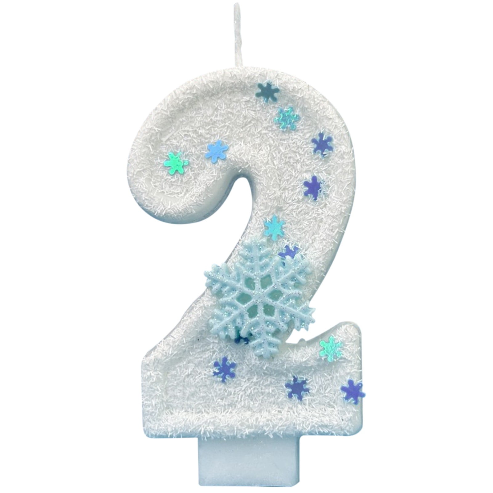 EUDIDV Xmas Scented Candles Ice And SnowDigital Candles Snowflake Cake ...