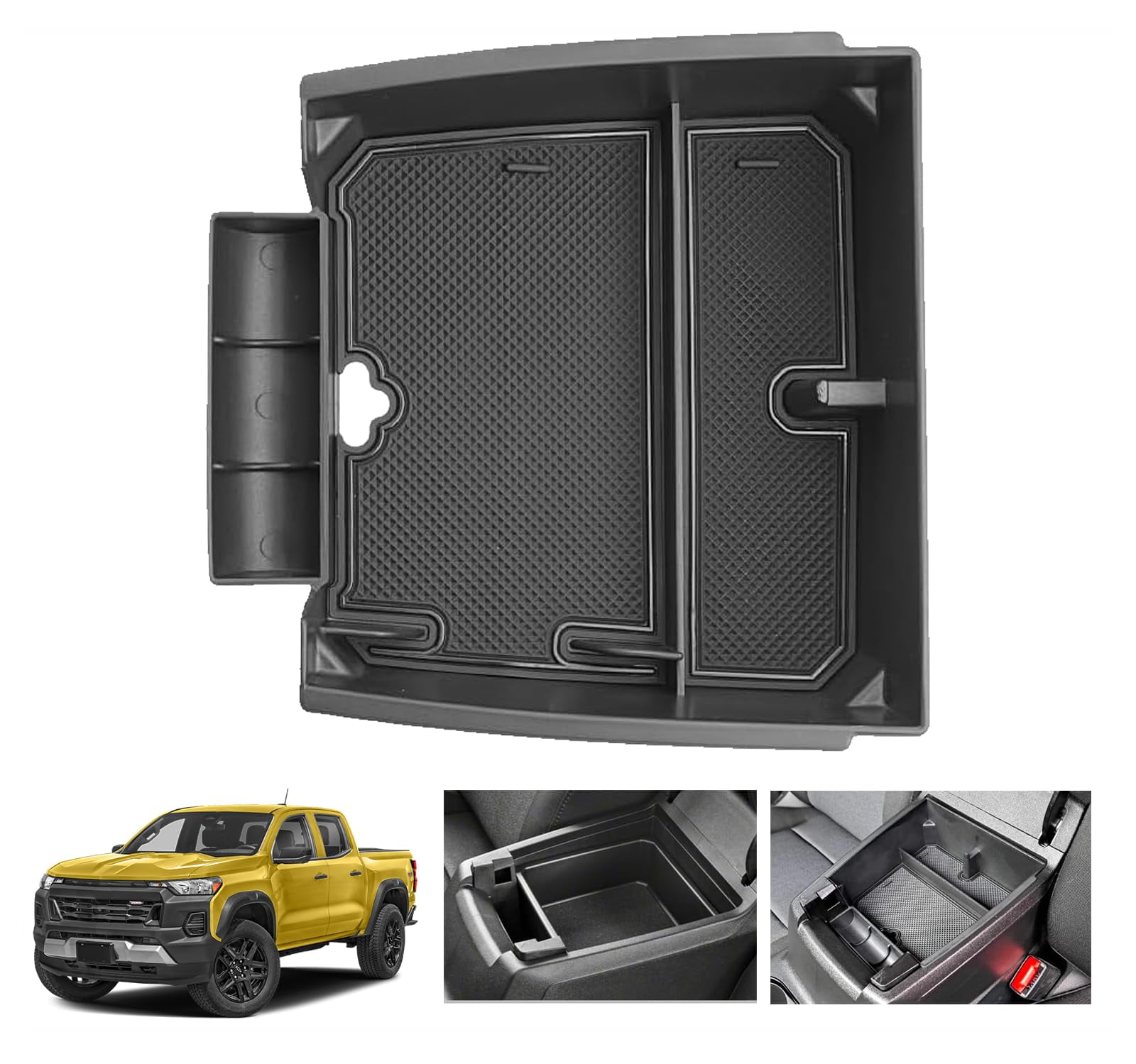 EUEKY 2023 2024 Colorado Canyon Center Console Tray Middle Console ...