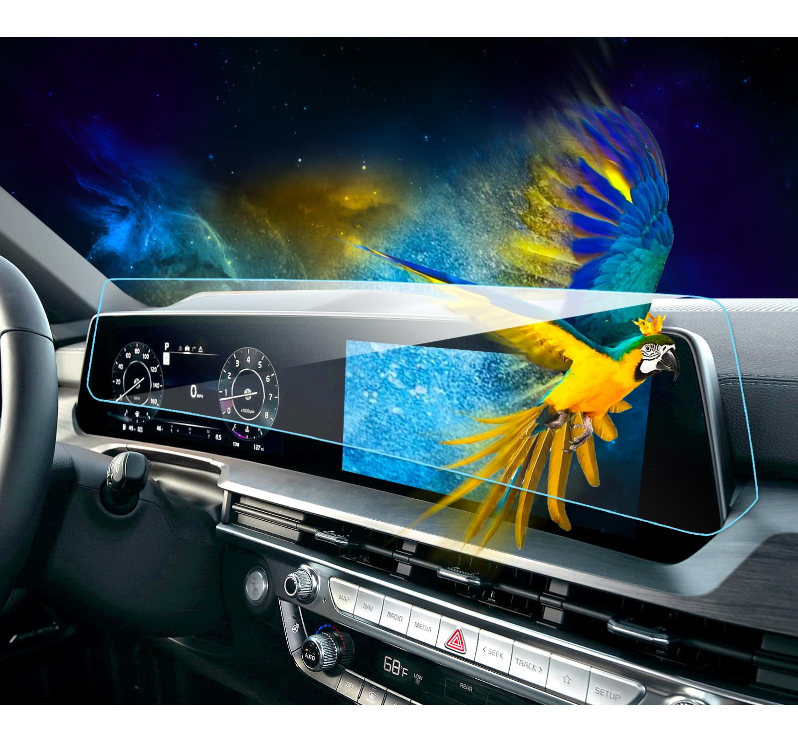 EUEKY 4PCS Compatible with 2025 2024 Kia Telluride Protector & AC ...