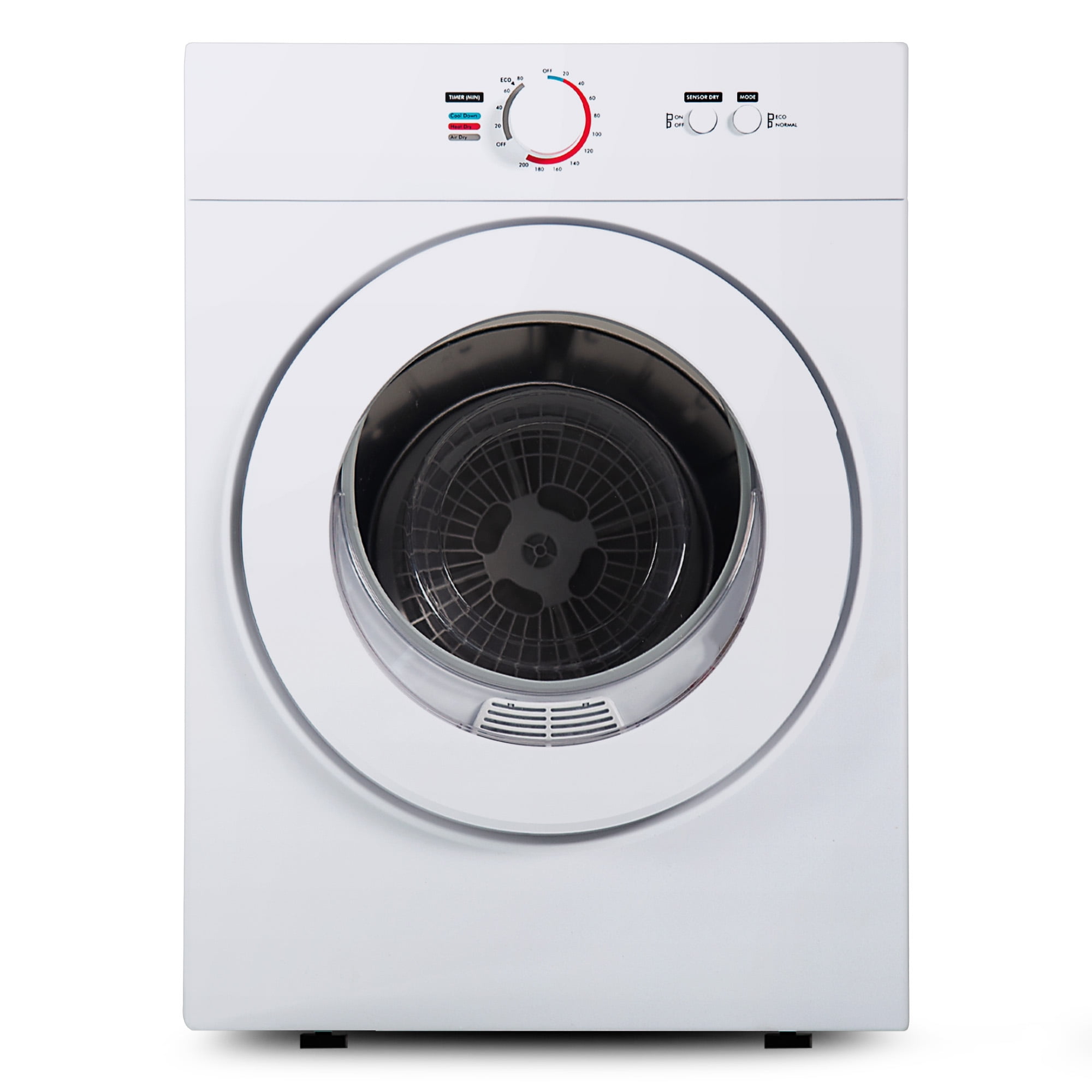 EUHOMY 1.8 Cu. ft. Compact Electric Dryer with LCD Touch Panel for Home ...