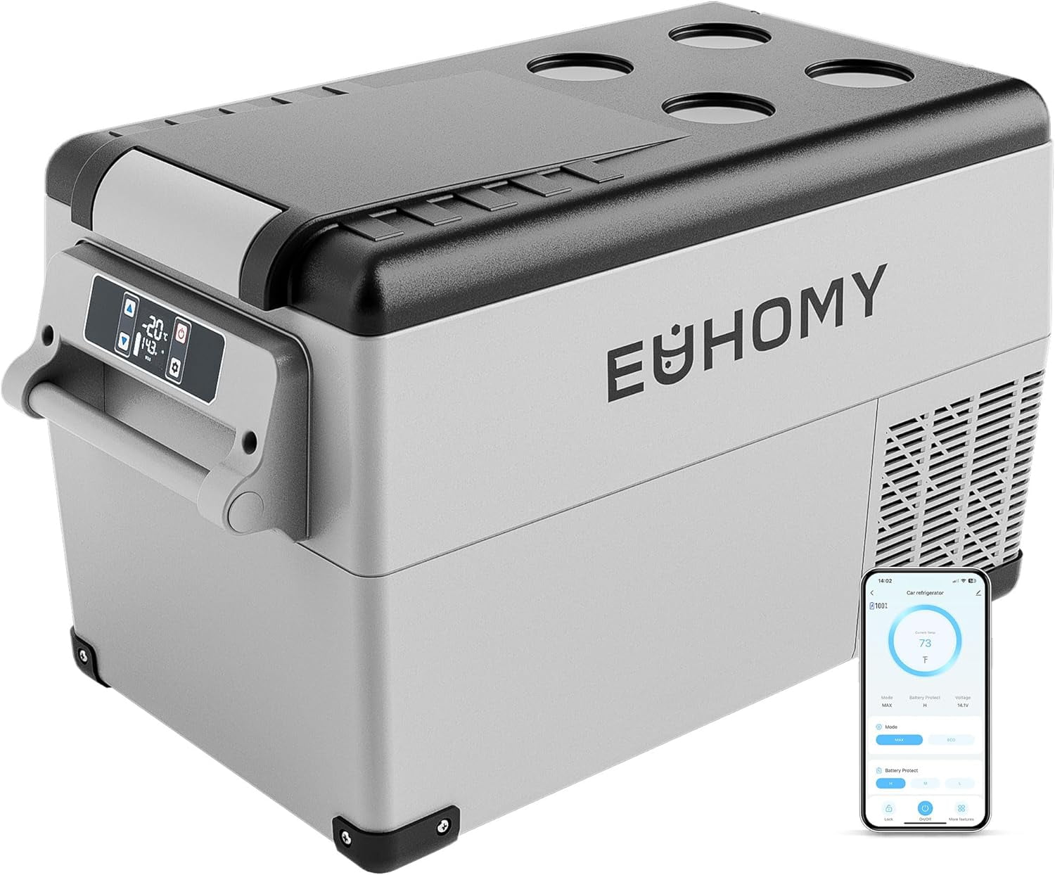 EUHOMY 12 Volt Refrigerator, 37QT Car Refrigerator, RV Refrigerator ...