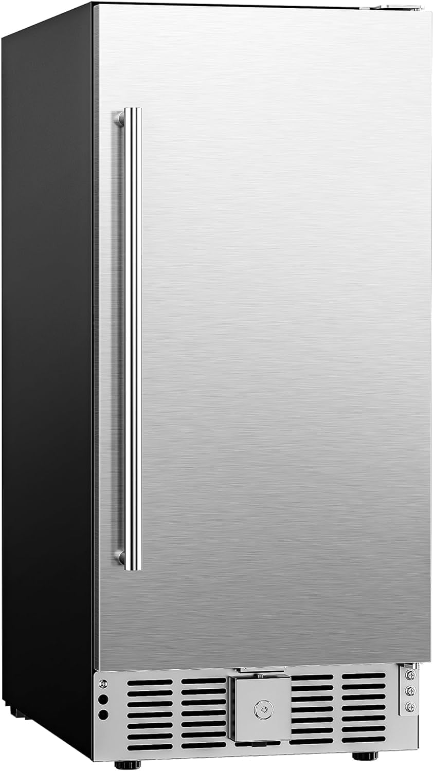 EUHOMY Beverage Refrigerator 15 Inch, Under Counter 127 Can Beverage ...