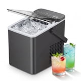EUHOMY Countertop Ice Maker, 26 lbs/Day Portable Bullet Ice Machine ...