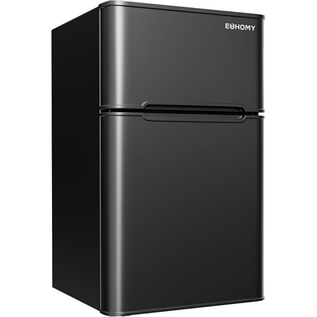 EUHOMY Mini Fridge with Freezer, 3.2 Cu.Ft Mini Refrigerator, Dorm ...