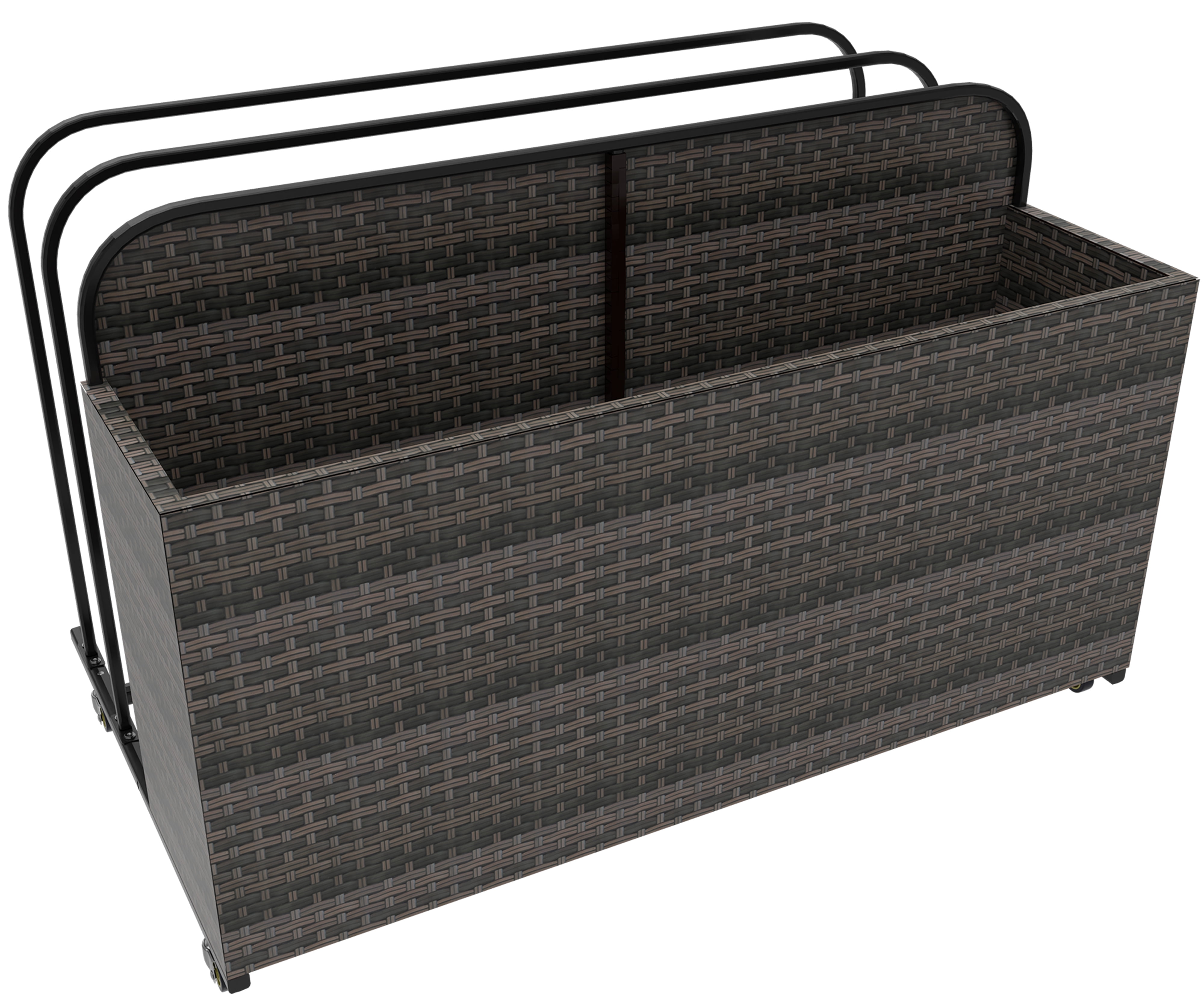 EUNHOO Rolling Poolside Float Storage, Pool Storage Bin, Outdoor ...