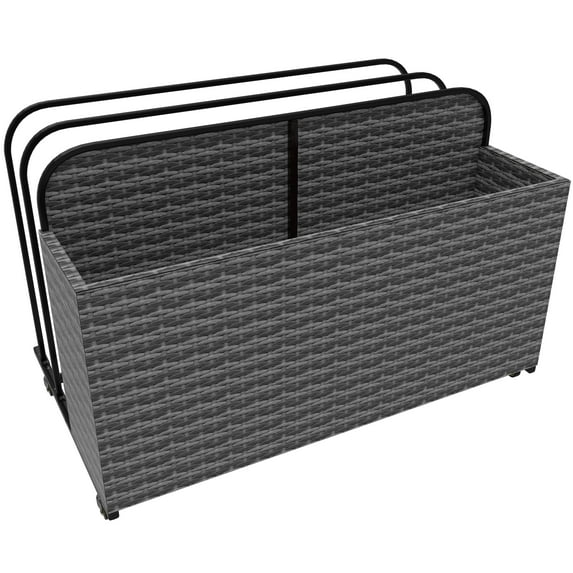 EUNHOO Rolling Poolside Float Storage, Pool Storage Bin, Outdoor ...