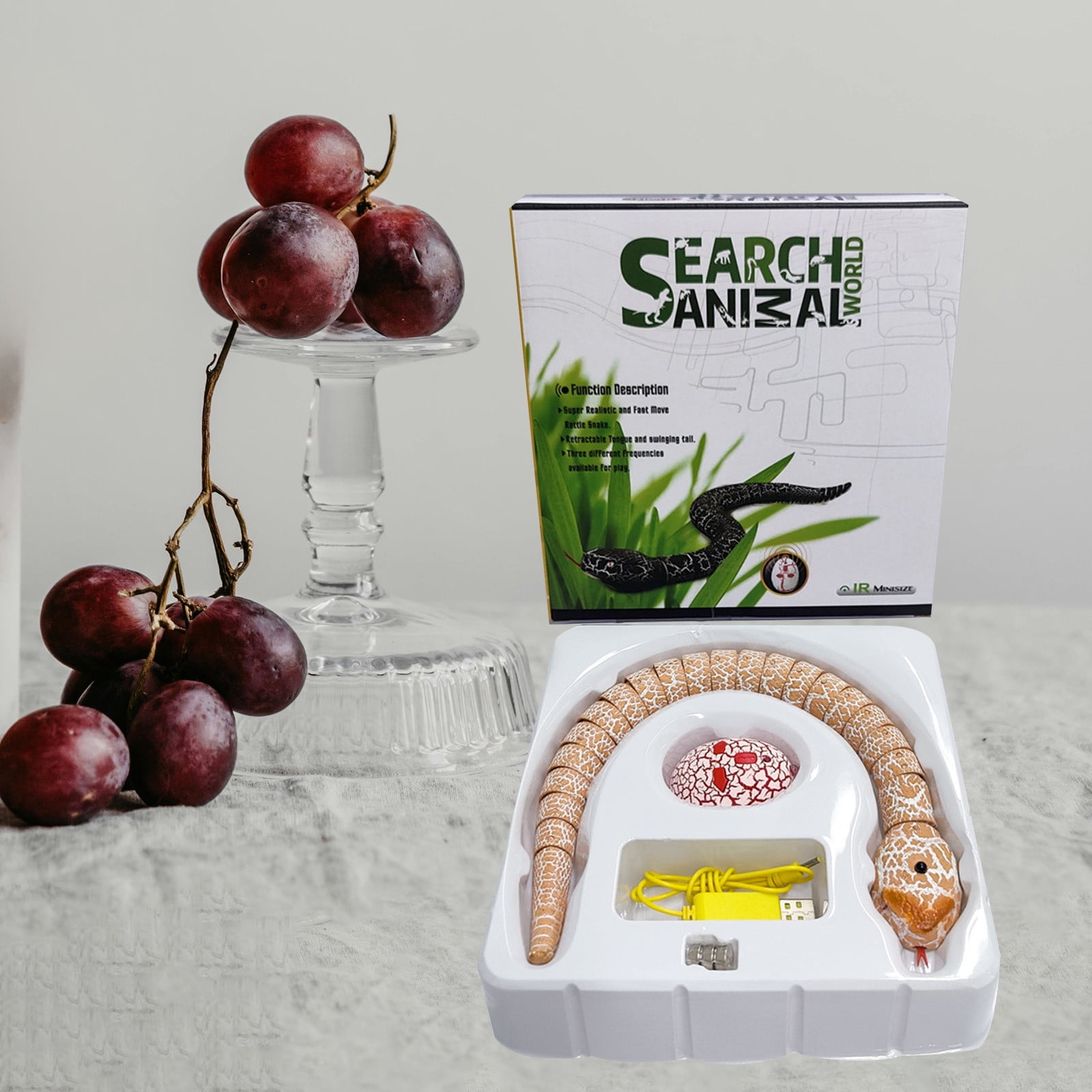 EUNIY Remote Controlled Rattlesnake Toy Individual Design Fun Prank Toy ...