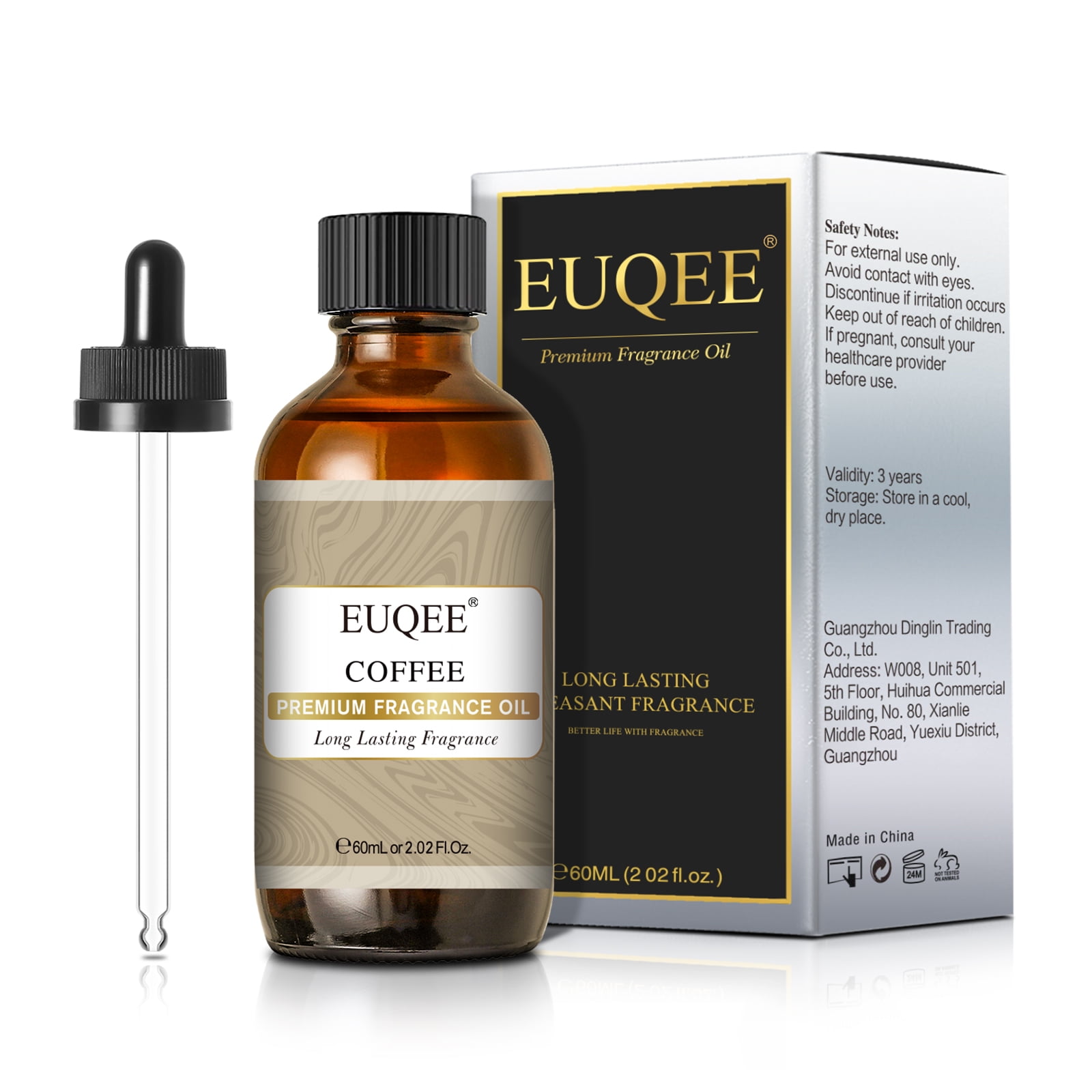 EUQEE Coffee Fragrance Oil for Luxury Essential Oil Diffusers, Aromatherapy Scent Diffuser Oil ...