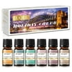 EUQEE 6PCS Floral Fragrance Oils Gift Set, Honeysuckle, Lilac, Violet, Magnolia, Orange Blossom ...