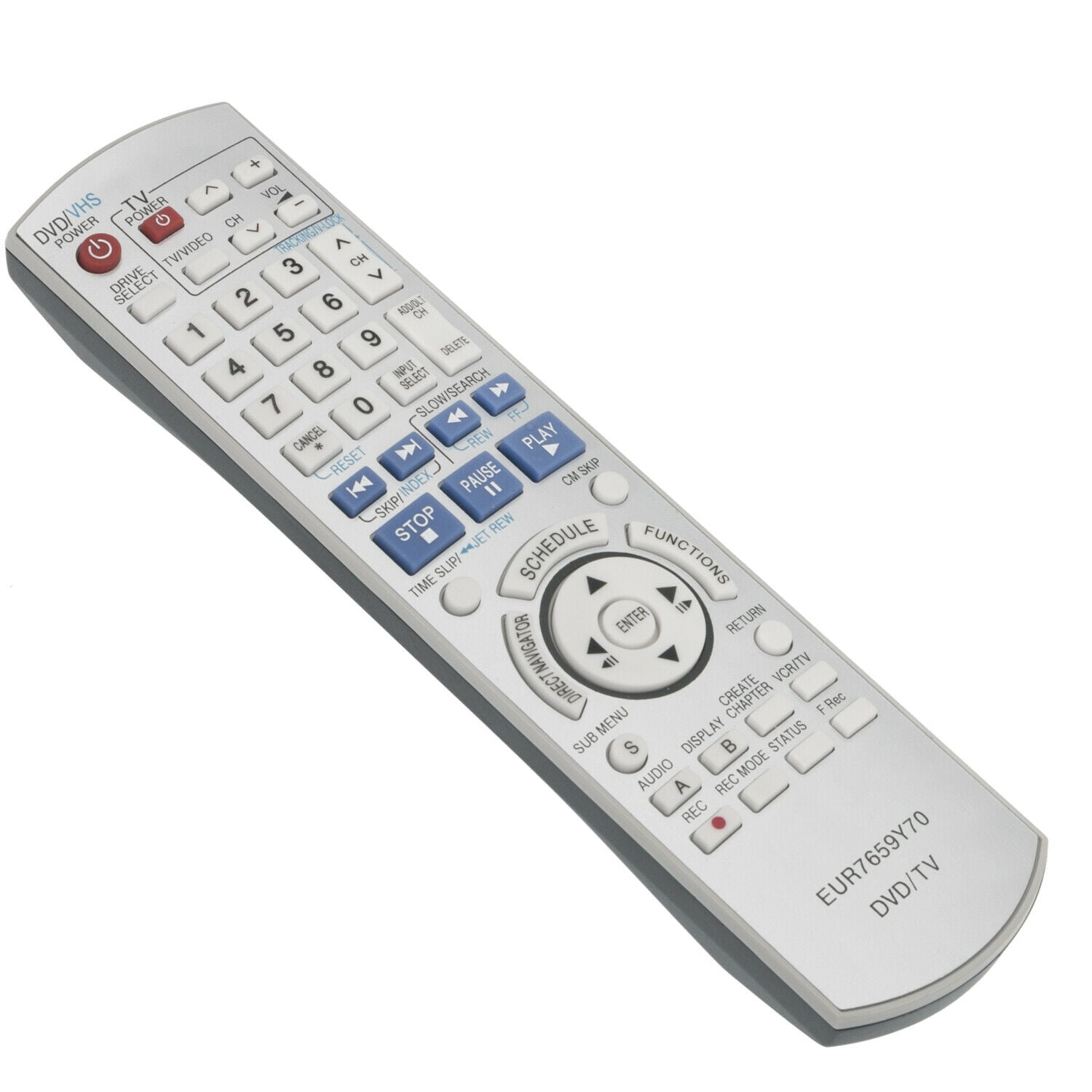 EUR7659Y70 Remote for Panasonic DVD VCR DMR-ES46 DMR-ES45 DMR-ES45V DMR ...