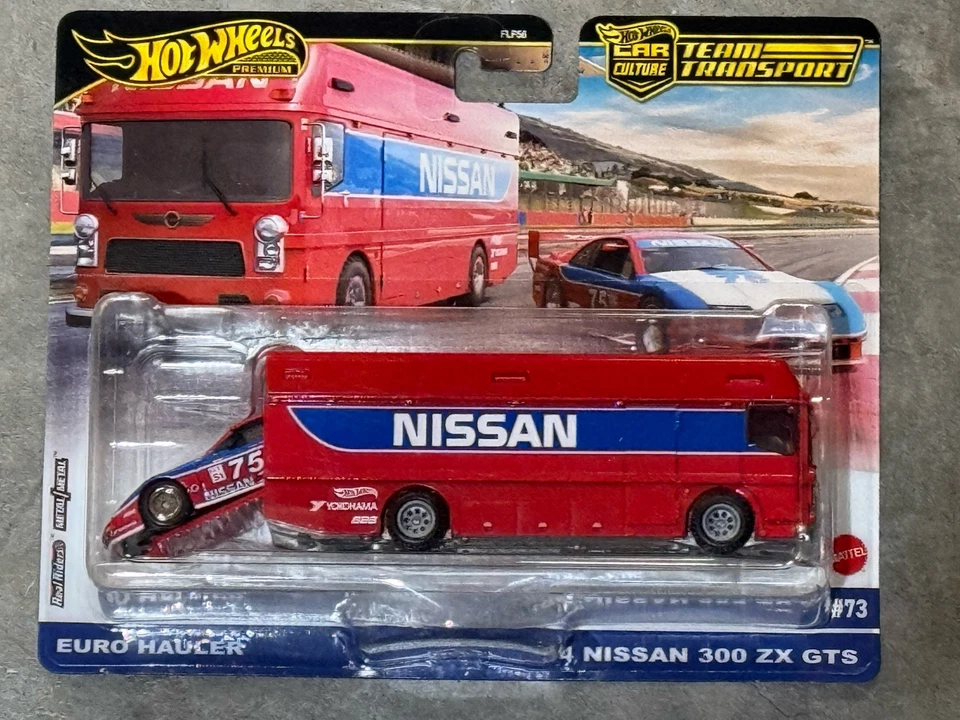 EURO HAULER & ‘94 NISSAN 300ZX GTS 2024 Hot Wheels Team Transport Case ...