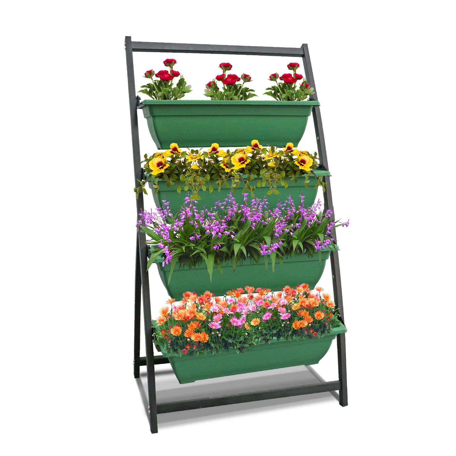 EURO SAKURA Vertical Garden Raised Bed Freestanding Elevated Garden ...