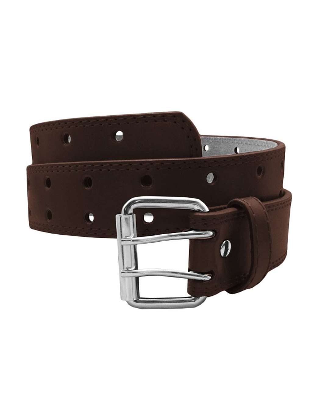 EURO Womens Adjustable Thick Wide 2 Hole Leather Belt - Fashion Double ...