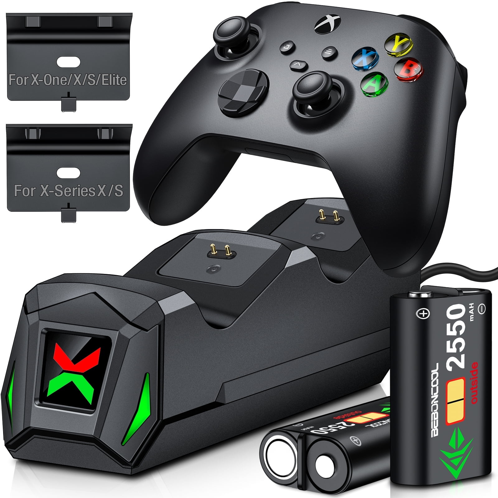EUROA Xbox Controller Charger Station, Dual Charging Dock with 2 x ...