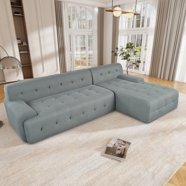 Homall Modern U-Shape Sectional Sofa, Chenille Fabric Modular Couch, 4 ...