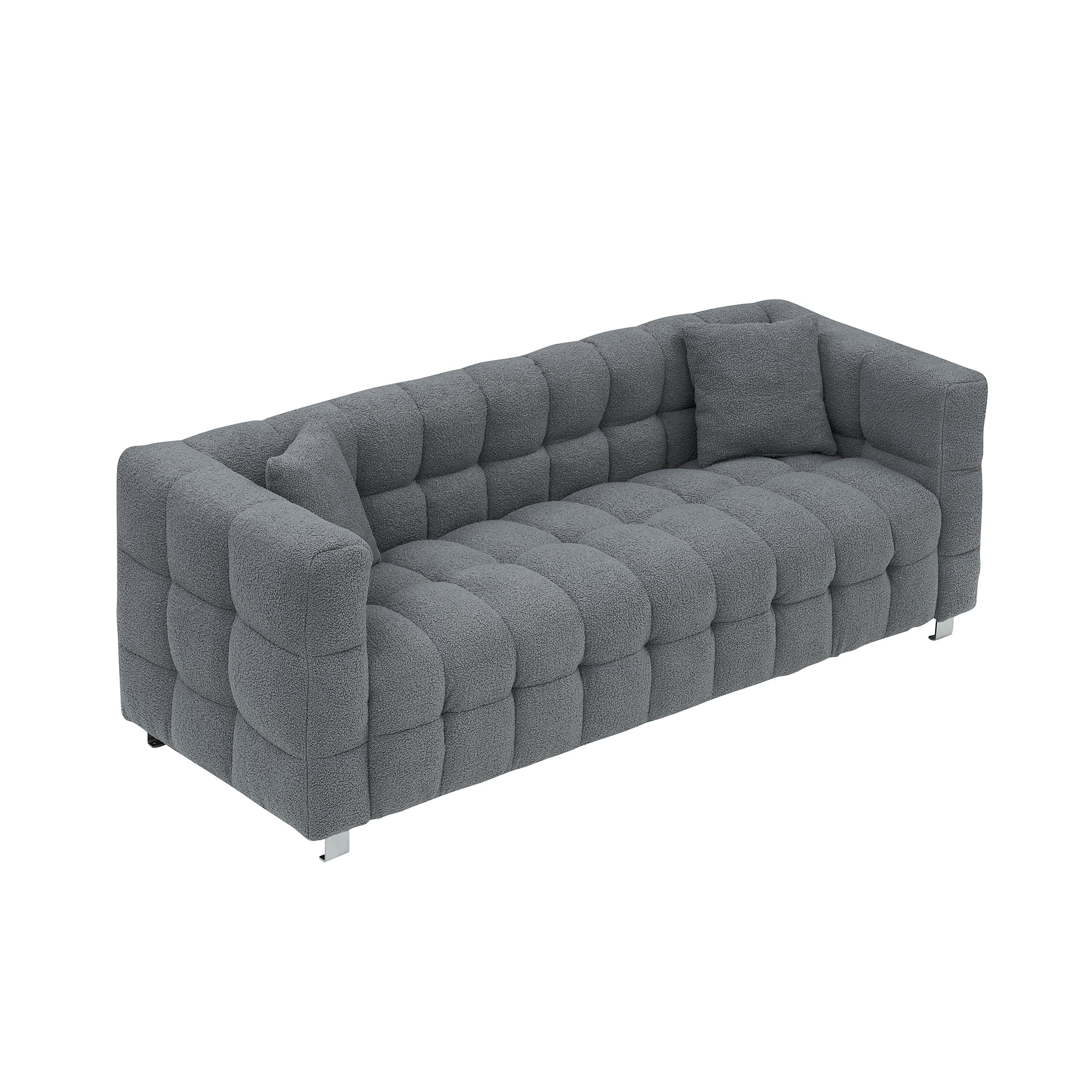 Euroco Corduroy Sectional Sofa - 6-7 Seater U-shaped Couch - Walmart.com