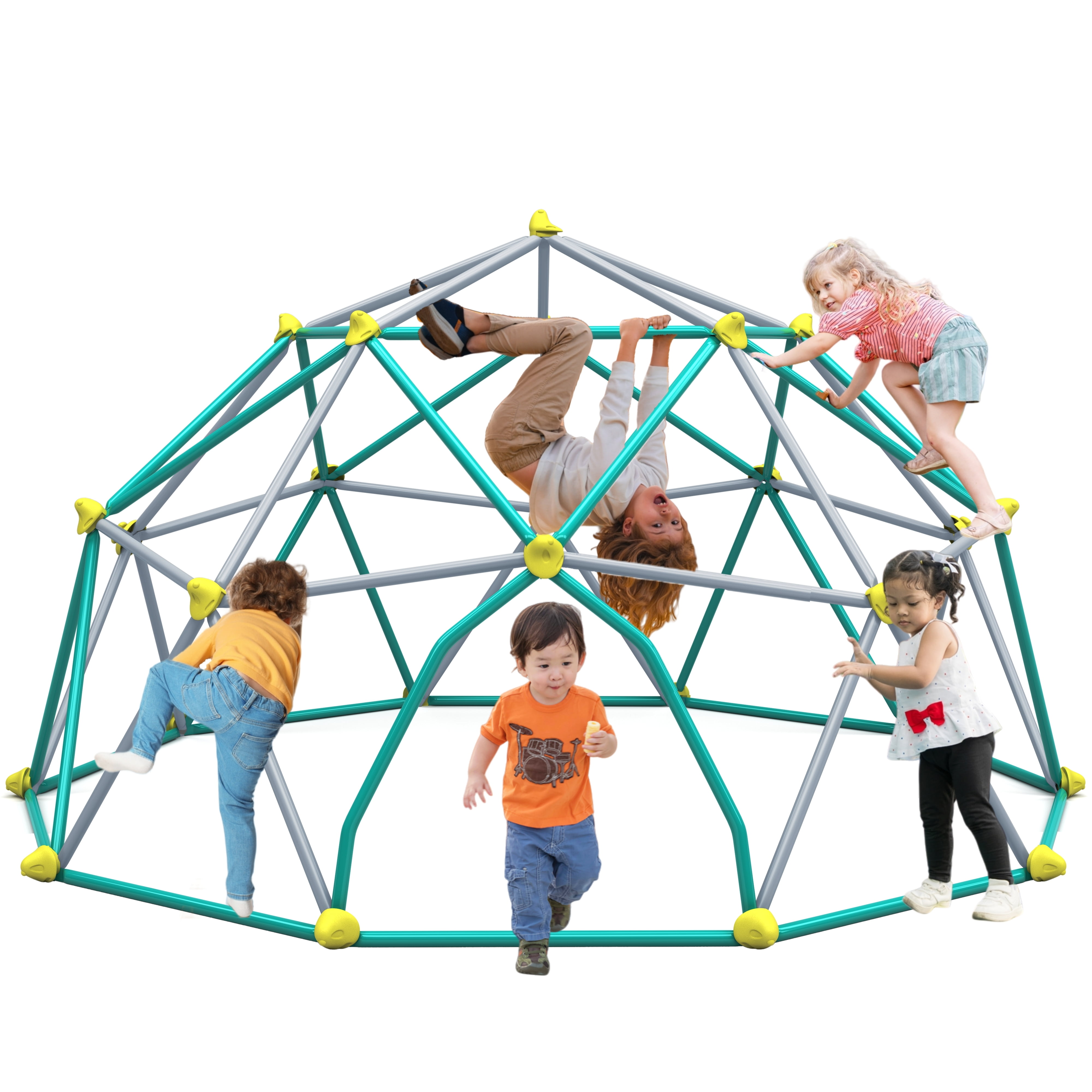 EUROCO 12FT Climbing Dome, Kids Jungle Gym Dome Climber, Outdoor ...
