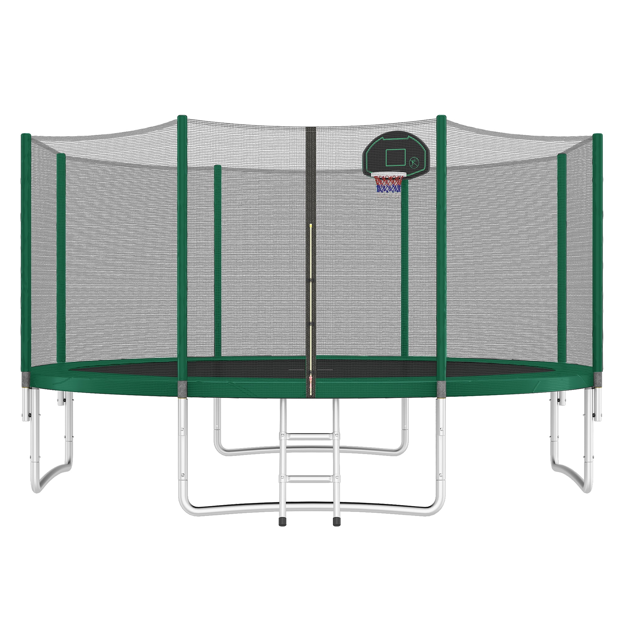 EUROCO 14FT Trampoline with Enclosure,Recreational Trampolines with ...