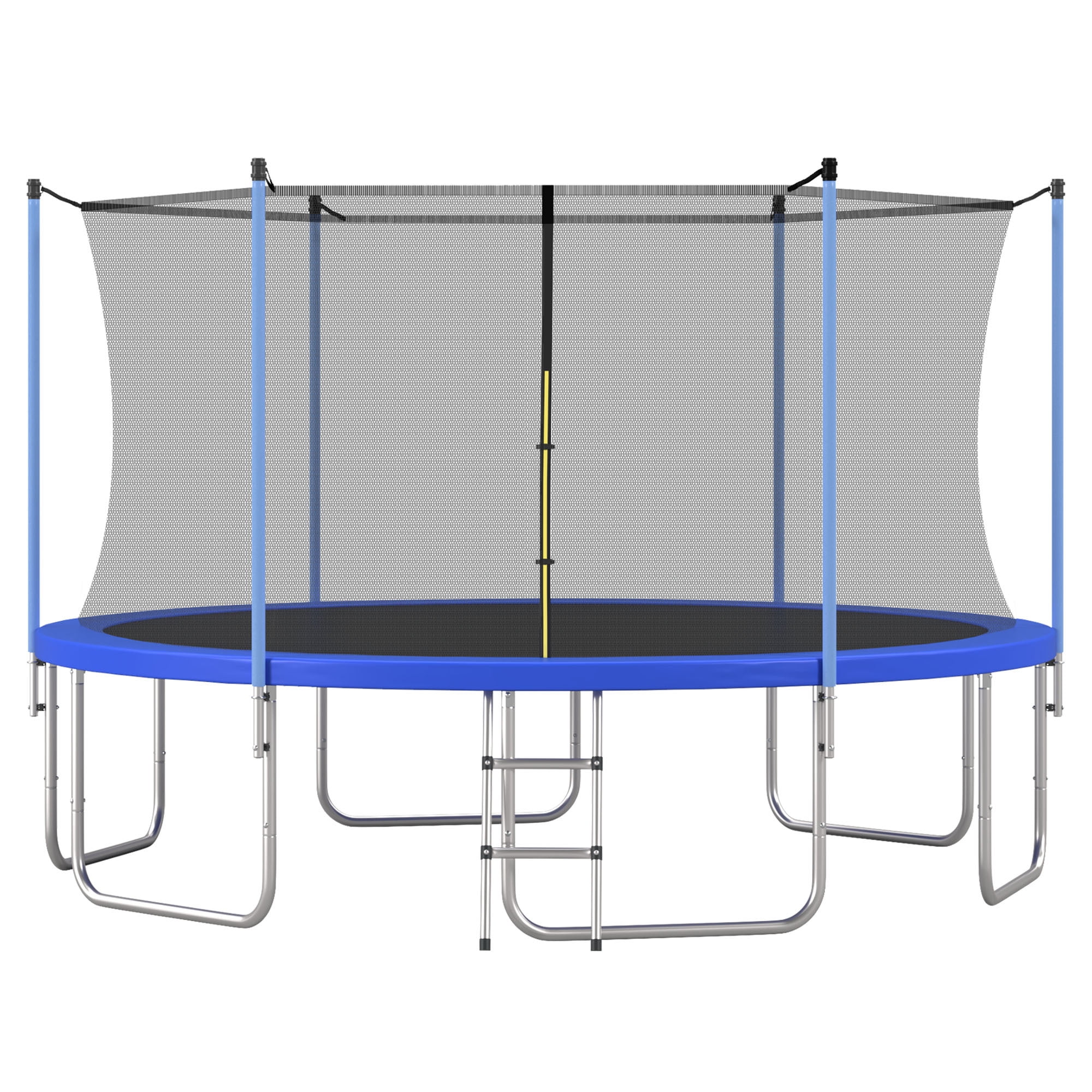 EUROCO 14ft Trampoline for Adults and Kids, Outdoor Round Tramplone ...