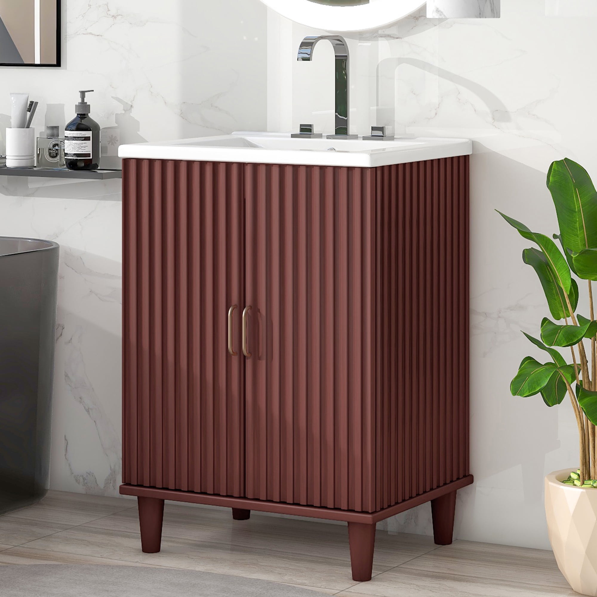 Solid Wood Vanity 24 Inch