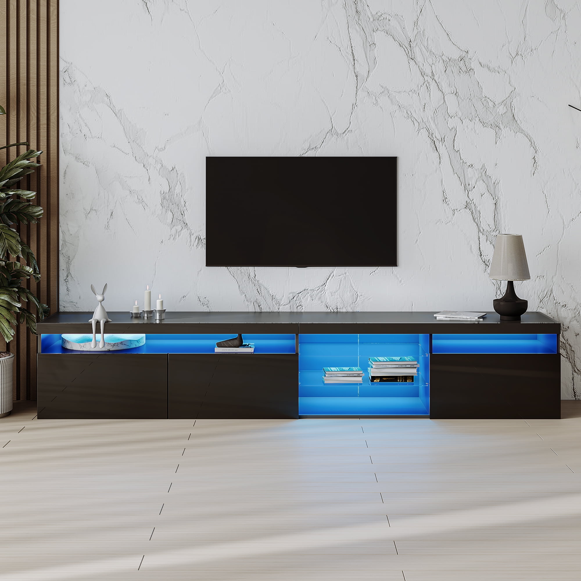 EUROCO 94.5" Longer TV Stand for TVs Up to 100", Versatile ...