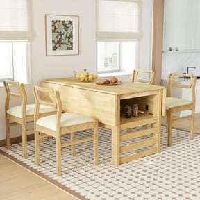 Signature Design by Ashley Wood Square Kitchen Table with Bar Stools ...