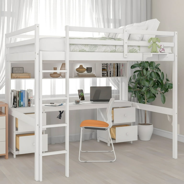 Walmart bunk bed with desk store