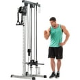 EUROCO LAT Pull Down & Row Cable Machine, 350 Lbs Resistance, Home Gym ...
