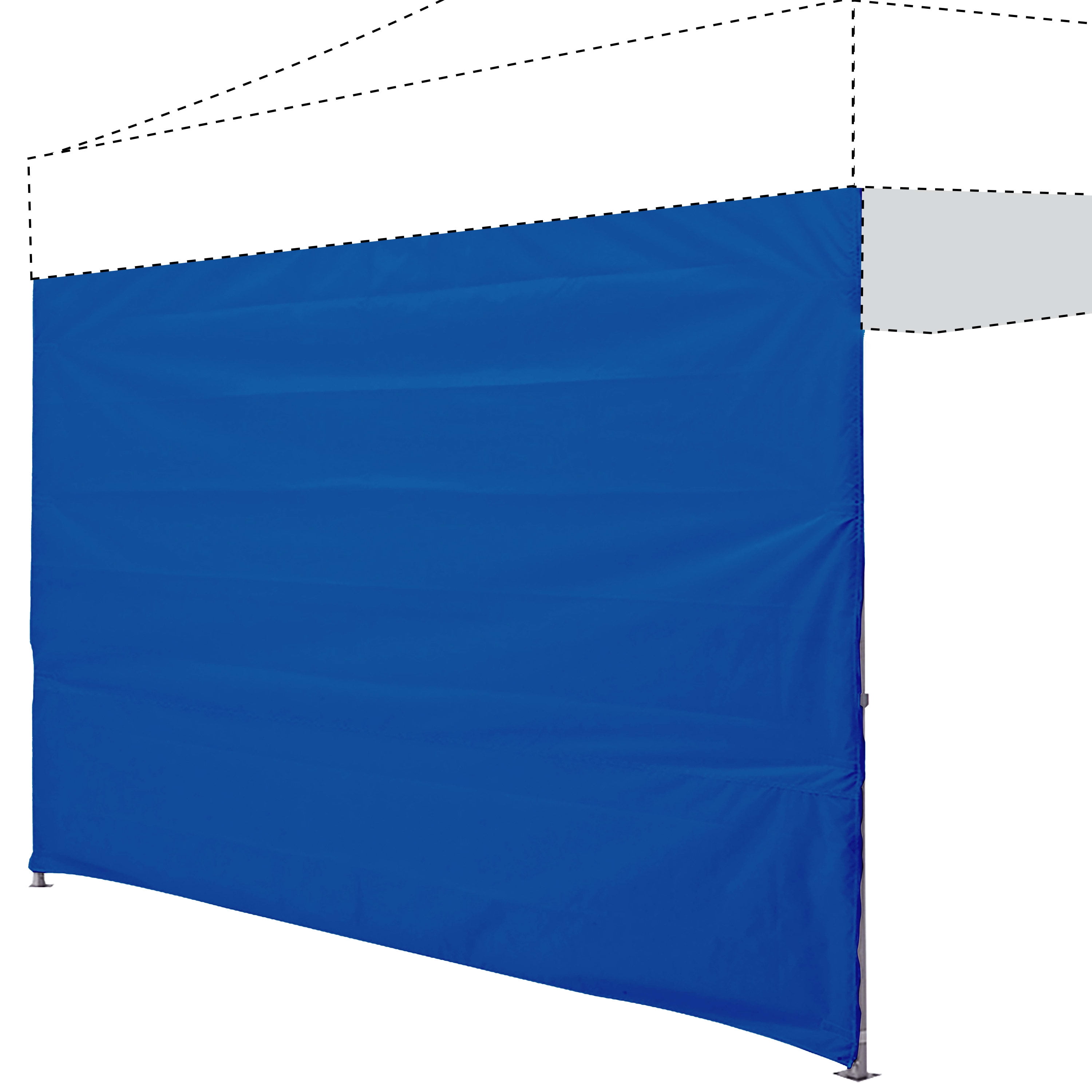 Euromax 10x10ft Canopy Sidewall, 1-Pack Instant Sunwall Tent, Sun Shade ...