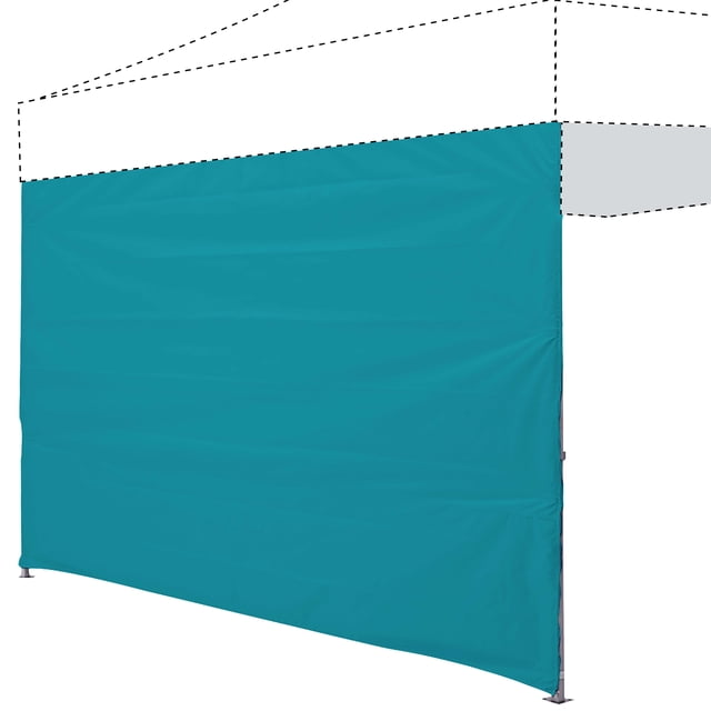 EUROMAX 10x10FT Instant Sunwall for Pop up Canopy, 1 Pack Turquoise ...