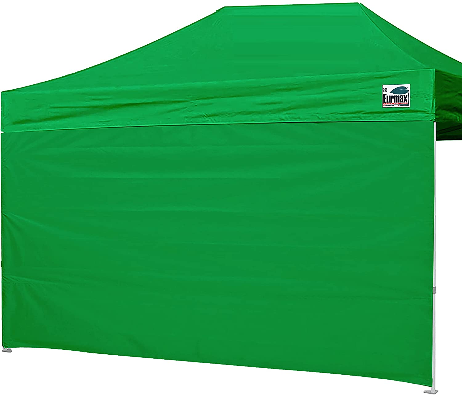 Eurmax Instant Sunwall for 10x15FT Pop up Canopy, 1 Pack Kelly Green ...